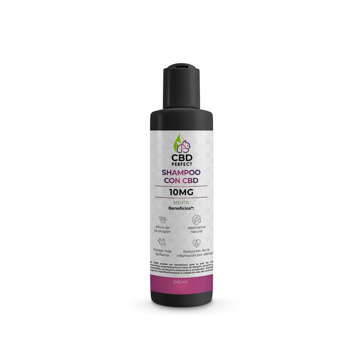 Shampoo con CBD para Mascotas Menta – CBD Perfect